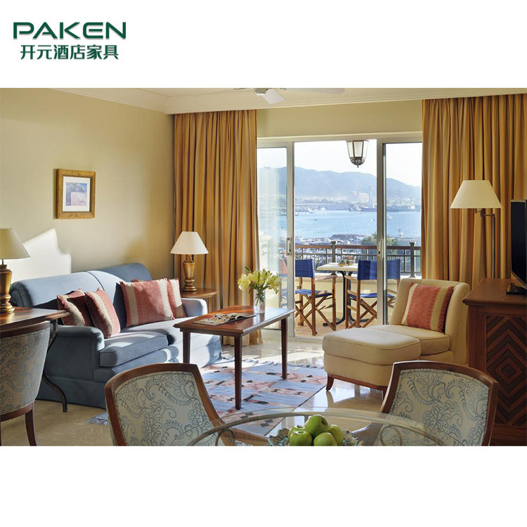 Luxury Antique Wooden Frame MDF Living Room Suites